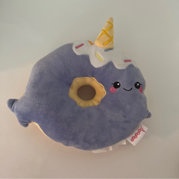 Toys | Iscream Mini Narwhal Donut Purple Vanilla Scented Plush 9 Toy Lovey 218 | Poshmark